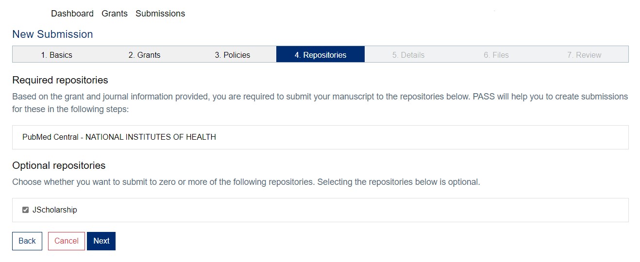 User Guide – Public Access Submission System (PASS)